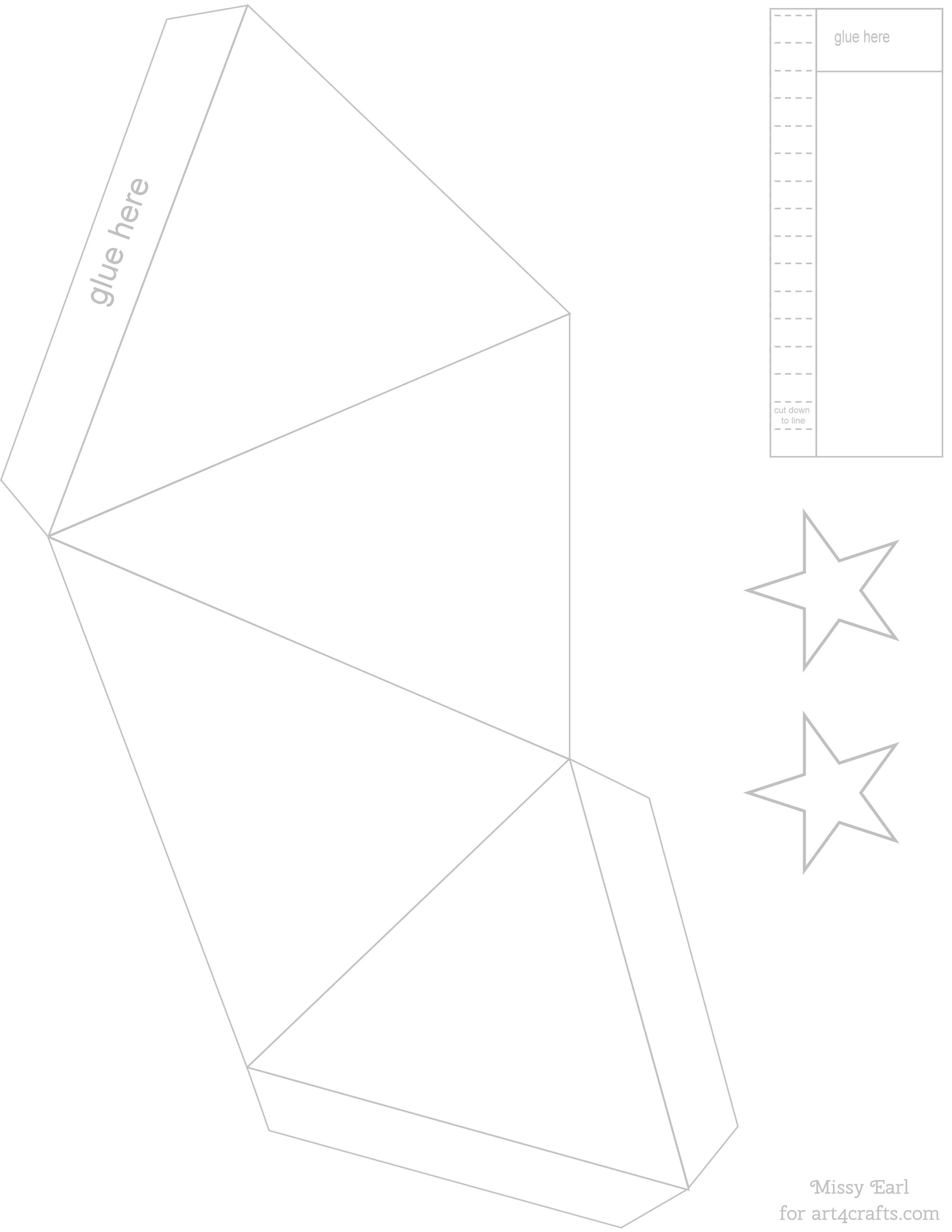 Free Craft Projects: Christmas Tree Box